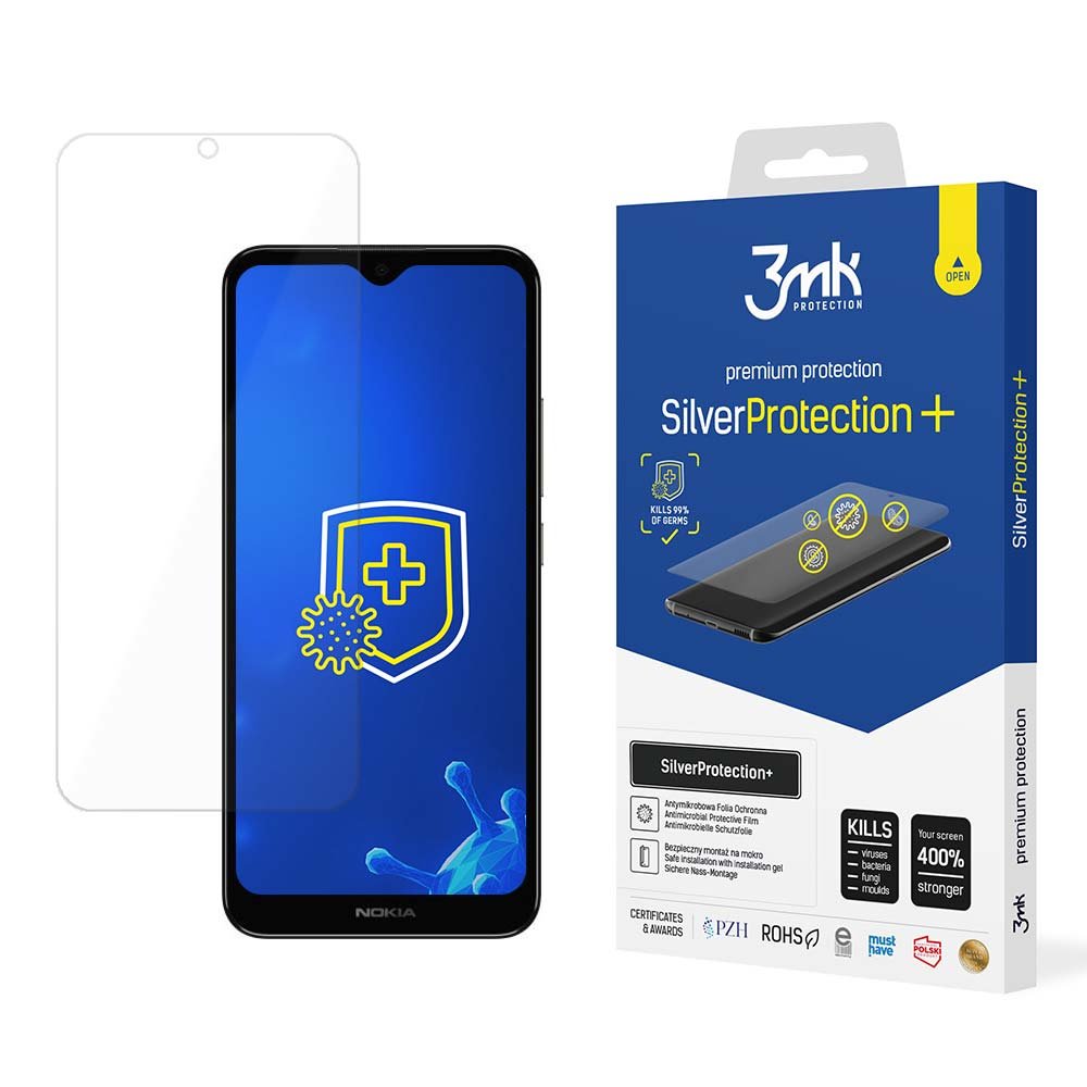 Antymikrobowa folia ochronna na Nokia C110 3mk SilverProtection+ - 3MK ...