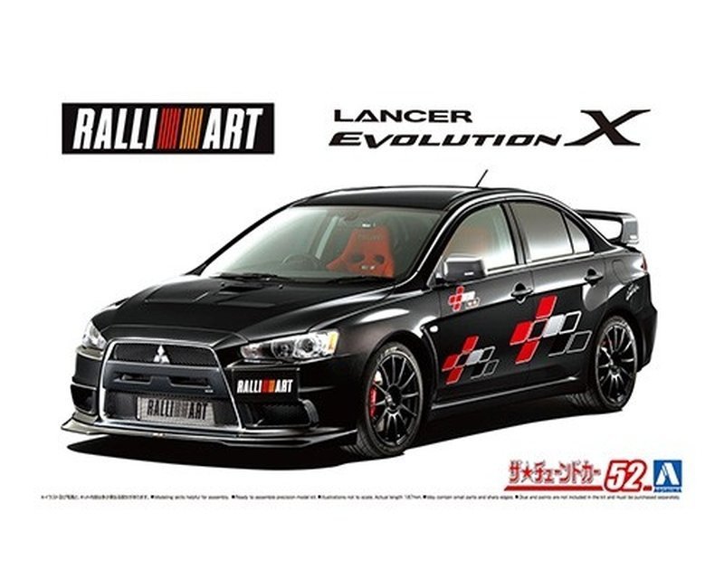 Aoshima 05987 1/24 TC#52 Ralliart CZ4A Lancer Evolution X '07 ...