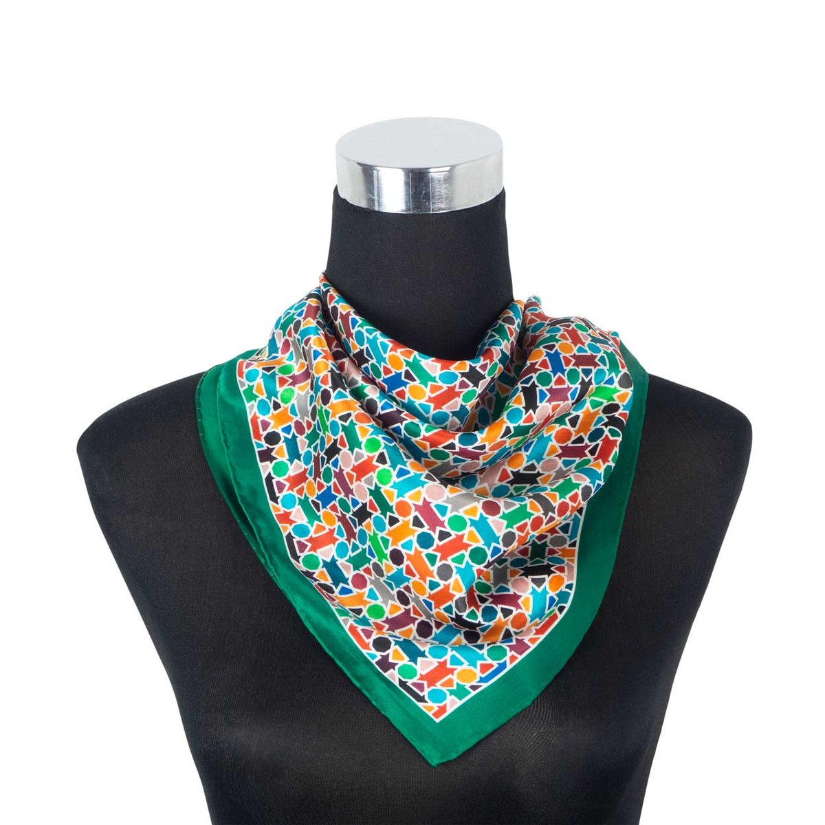 Apaszka jedwabna wielokolorowa AMAL - Inna marka | Moda Sklep EMPIK.COM