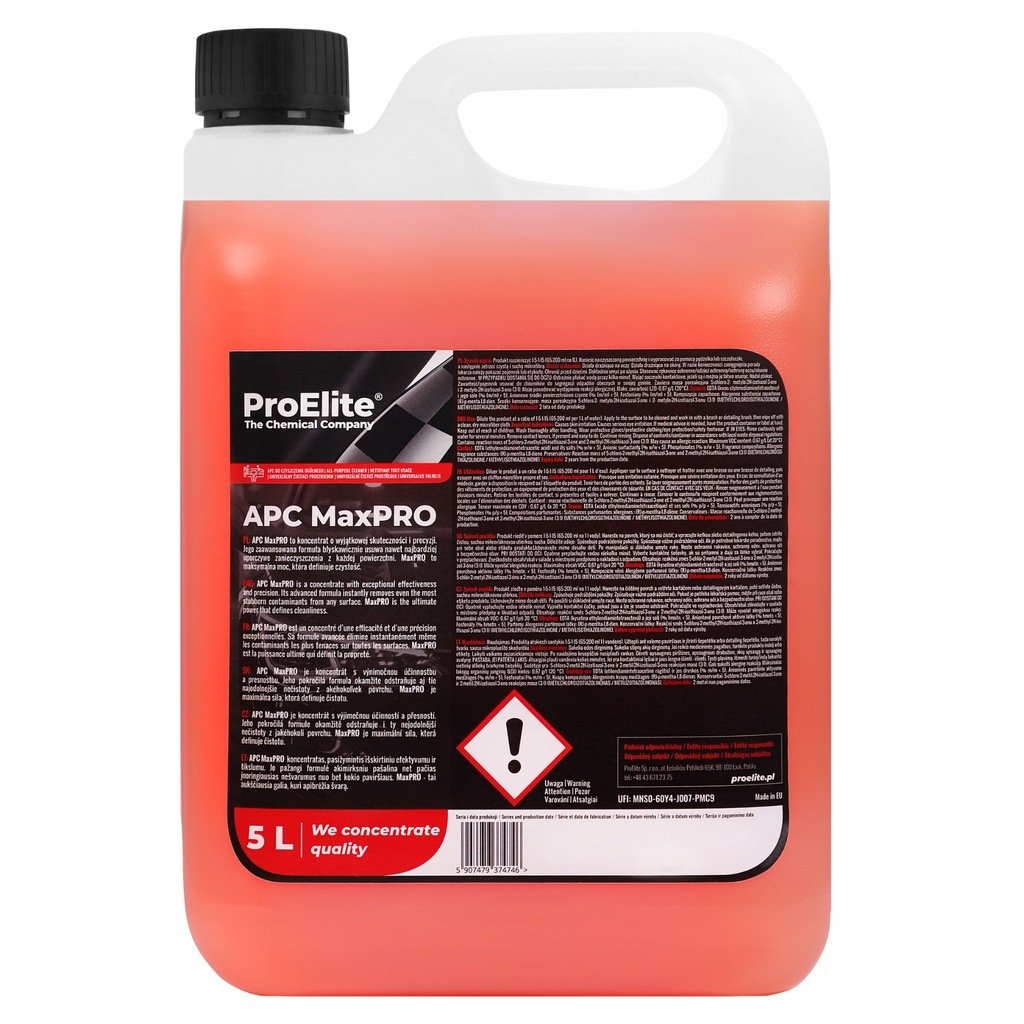 APC do czyszczenia ogólnego ProElite APC MaxPRO 5l - Inna marka ...