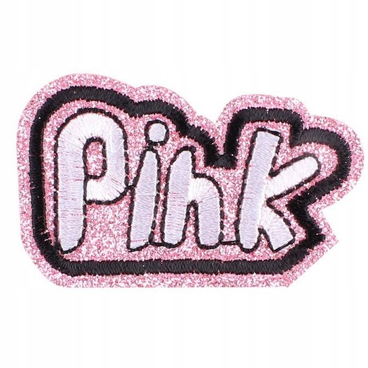 APLIKACJA TERMO NAPIS PINK RÓŻ 3,5x5,5cm - Inny producent | Sklep EMPIK.COM
