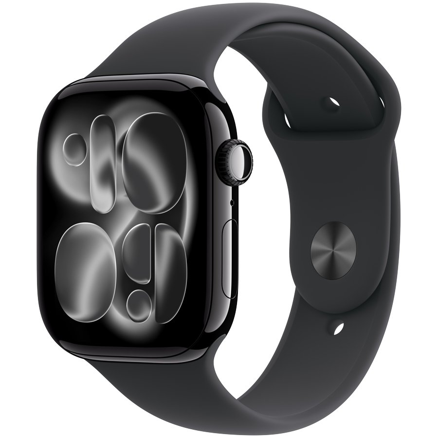 Apple Watch Series 11 GPS 46mm Jet Black Aluminium Case with Black ...