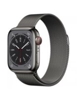 Apple Watch Series 8 GPS + Cellular 41mm Graphite Stainless Steel Case ...