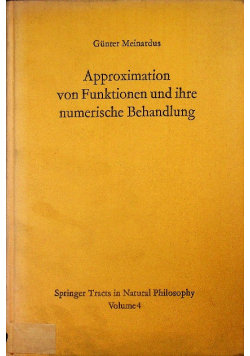 Approximation von Funktionen und ihre numerische Behandlung - | Książka w Empik
