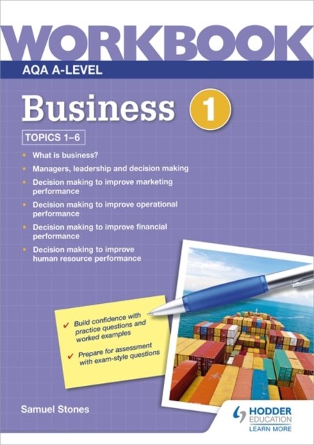 AQA A-Level Business. Workbook 1 - Samuel Stones | Książka w Empik