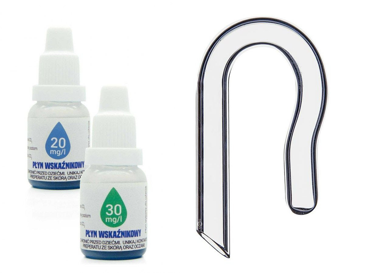 AQUA GLASS indykator TEAR DROP test CO2 +PŁYN 10ml - Inna marka | Sklep ...