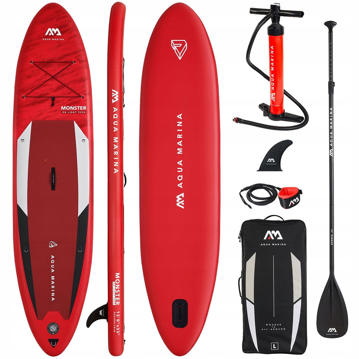 Aqua Marina, Deska SUP, Pompowana, Monster, 366 cm - Aqua Marina ...