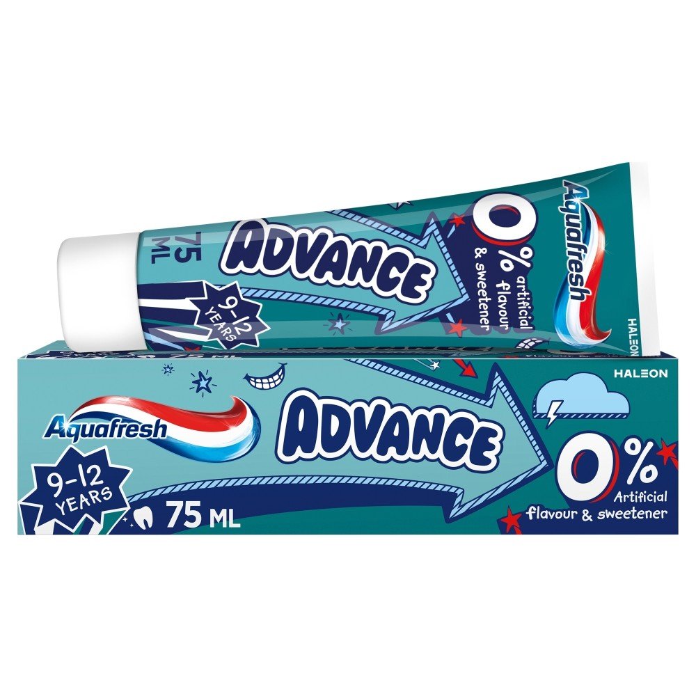 AQUAFRESH Advance Pasta do zębów dla dzieci 9-12 lat 75 ml | Sklep ...