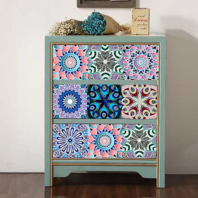 Arabeski Naklejki Marokańskie Płytki dekoracja - Deco-Online | Sklep ...