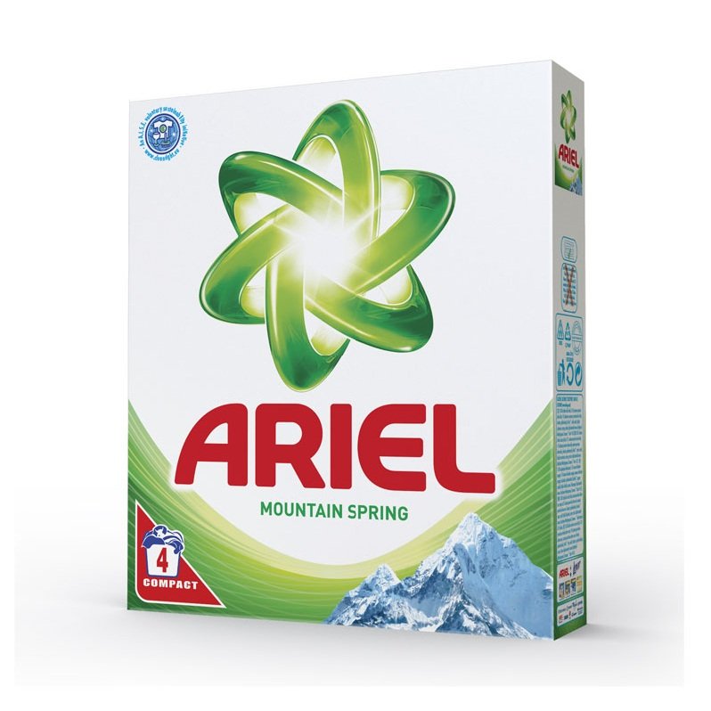 Ariel, Proszek do prania, Mountain Spring, 280 g - P&G | Sklep EMPIK.COM