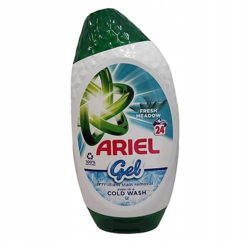 Ariel żel do prania uniwersalny Fresh Meadow 840 ml 24 prania - Ariel ...