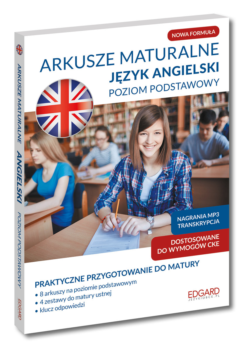 Arkusze maturalne. Język angielski. Poziom podstawowy - Opracowanie zbiorowe | Książka w Empik