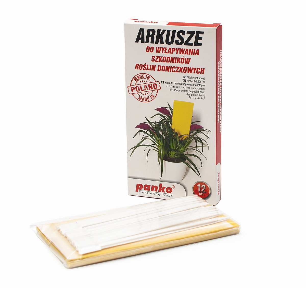 Arkusze panko® do wyłapywania szkodników roślin doniczkowych (12 szt ...