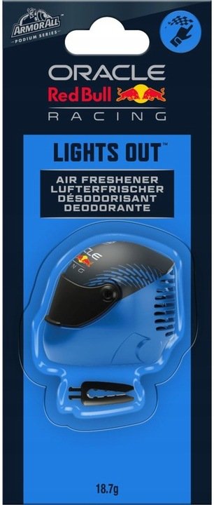 Armor All ORACLE RedBull F1 Zapach na kratkę Niebieski kask vent stick ...