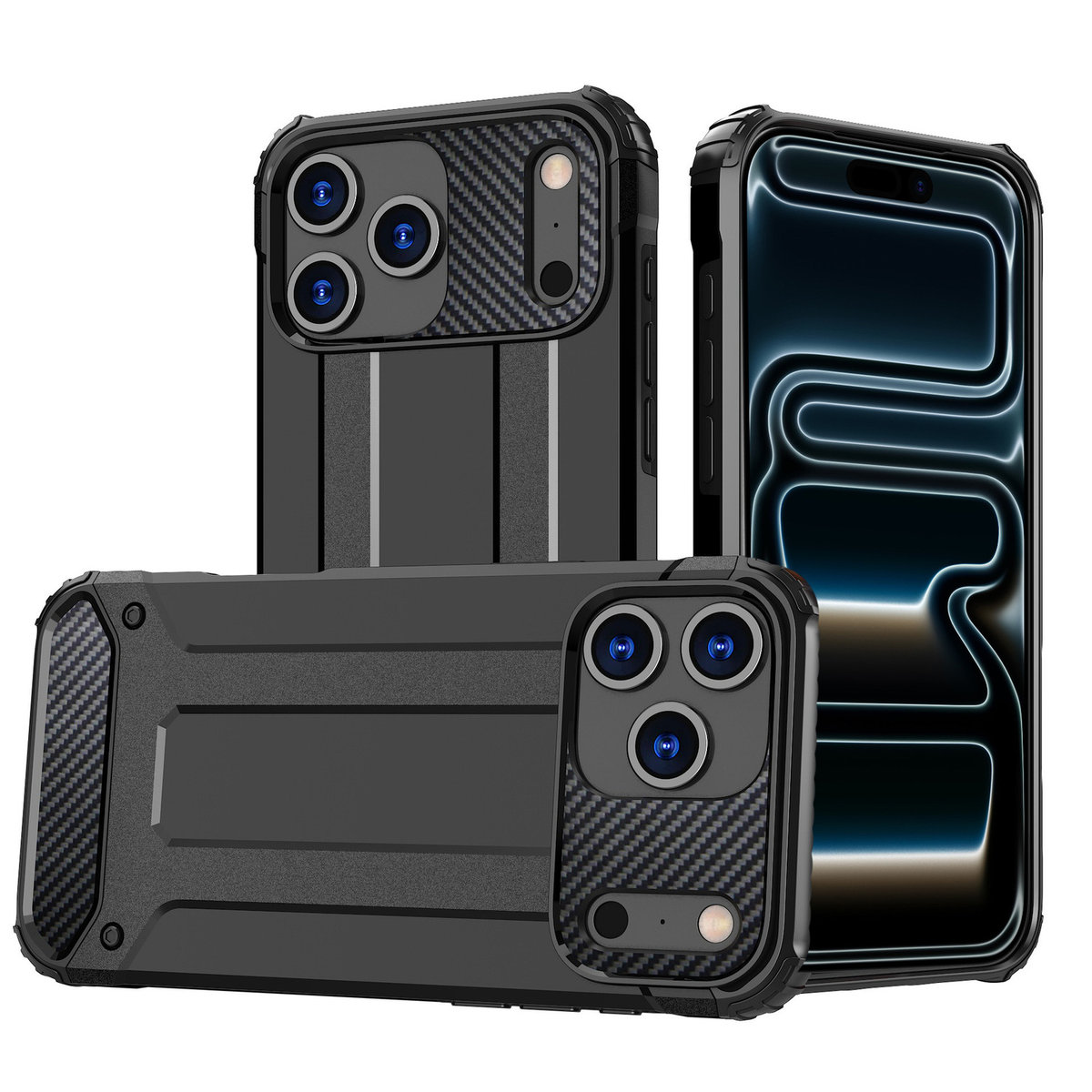 Armor Carbon Case do Iphone 17 Pro Czarny - Other | Sklep EMPIK.COM