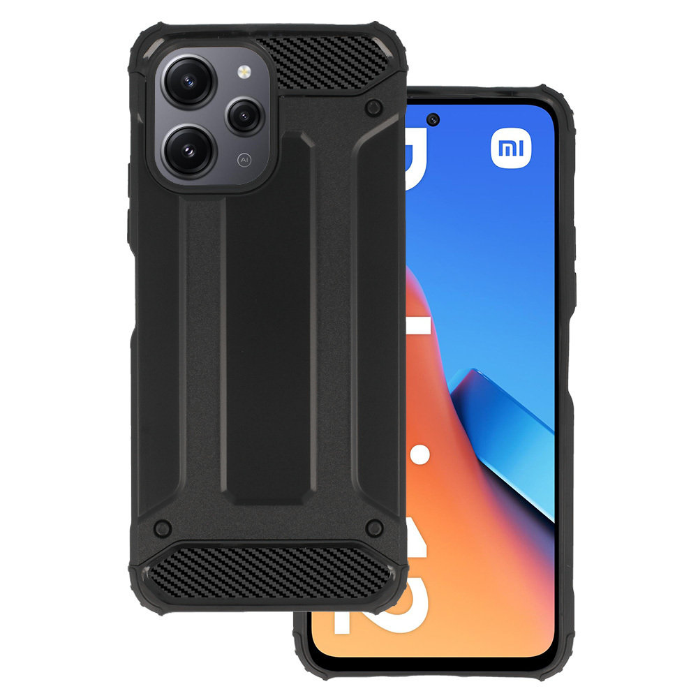 Armor Carbon Case do Xiaomi Redmi 12 Czarny - Inna producent | Sklep ...