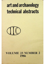 Art and archaeology technical abstracts vol 23 number 2 - Opracowanie ...