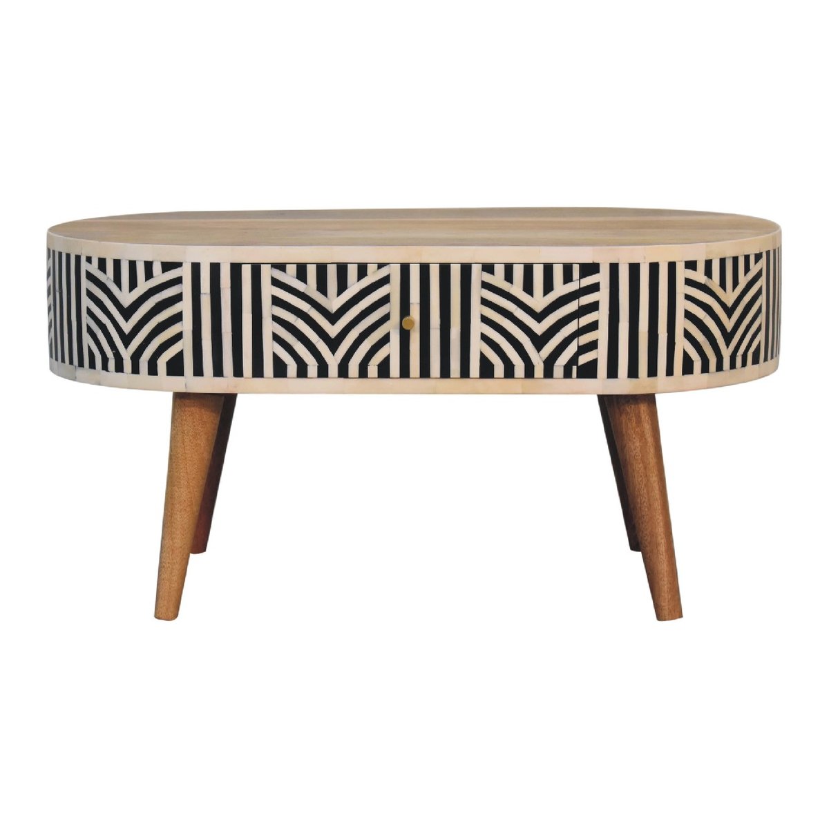 Artisan Furniture Drewno lite Stolik kawowy Edessa Bone Inlay - Artisan ...