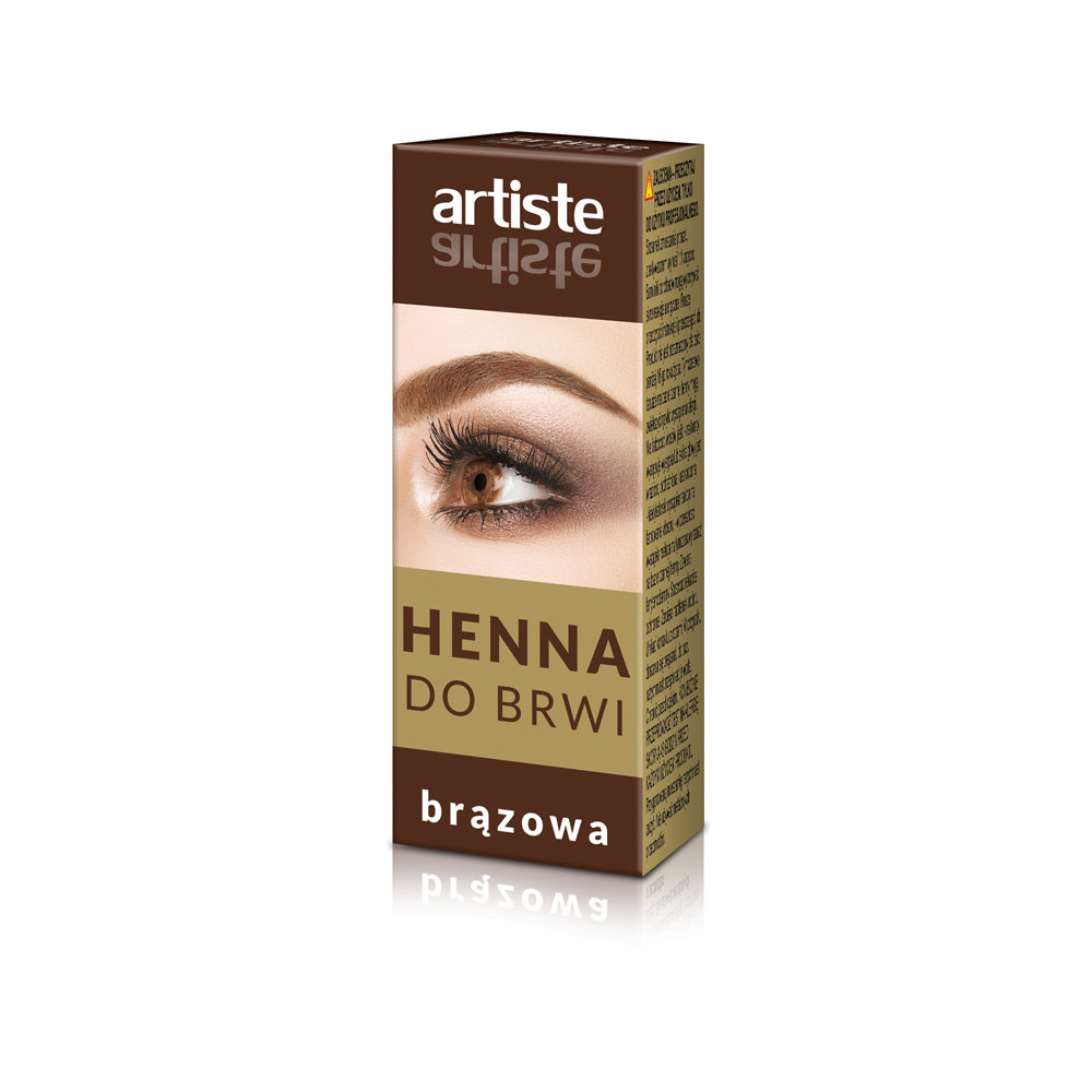 Artiste, Henna do brwi, Brązowy, 9 g | Sklep EMPIK.COM