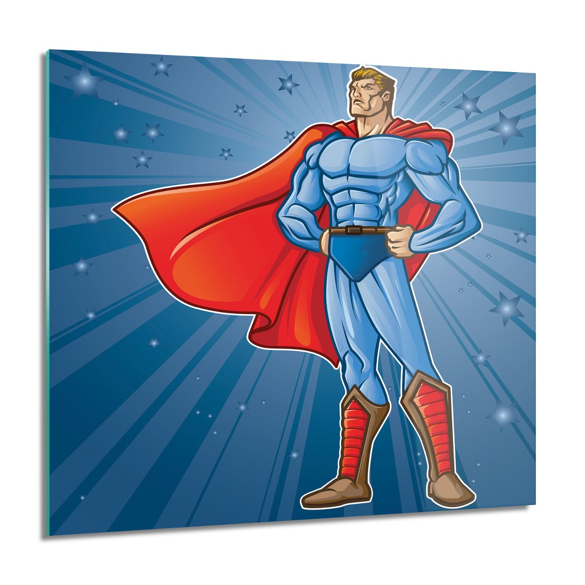ArtprintCave, Bohater superman foto-obraz Obraz szklany, 60x60 cm ...