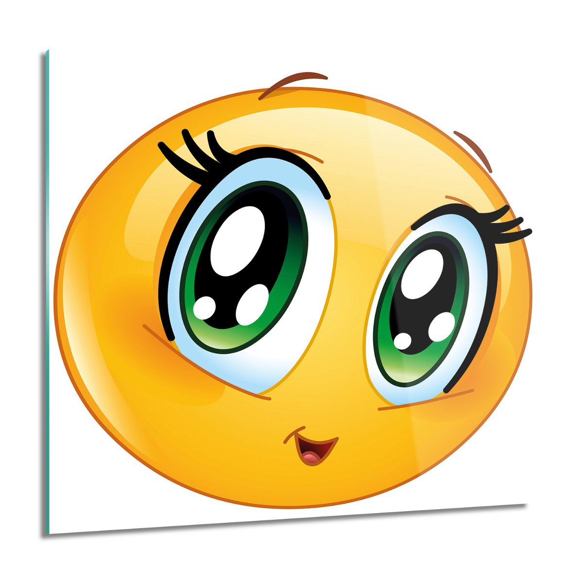 ArtprintCave, Emoticon manga grafika Obraz szklany ścienny, 60x60 cm ...