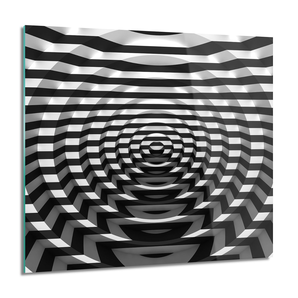 ArtprintCave, Fale iluzja 3D Foto szklane ścienne, 60x60 cm ...