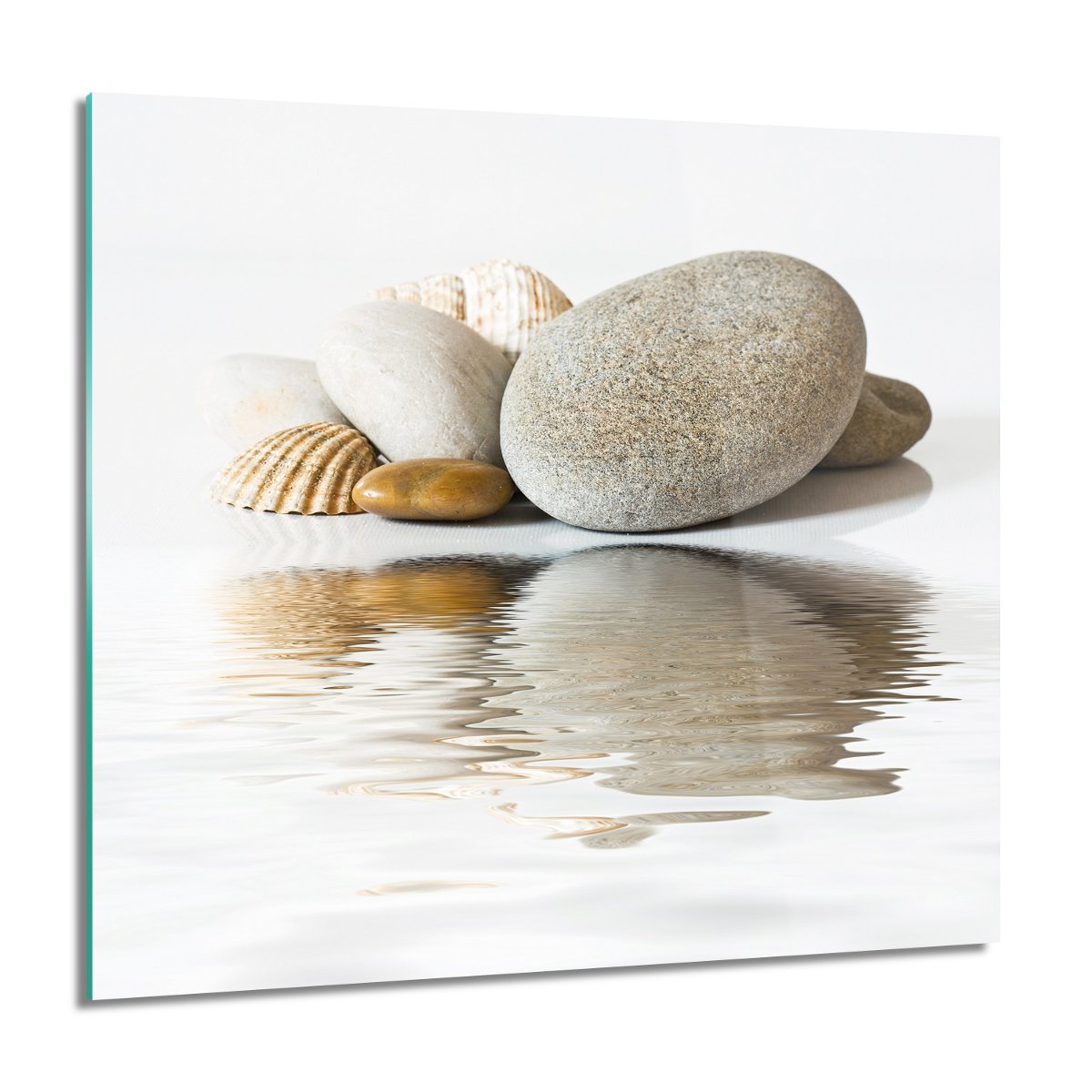 ArtprintCave, Kamienie woda zen do kuchni Obraz na szkle, 60x60 cm ...