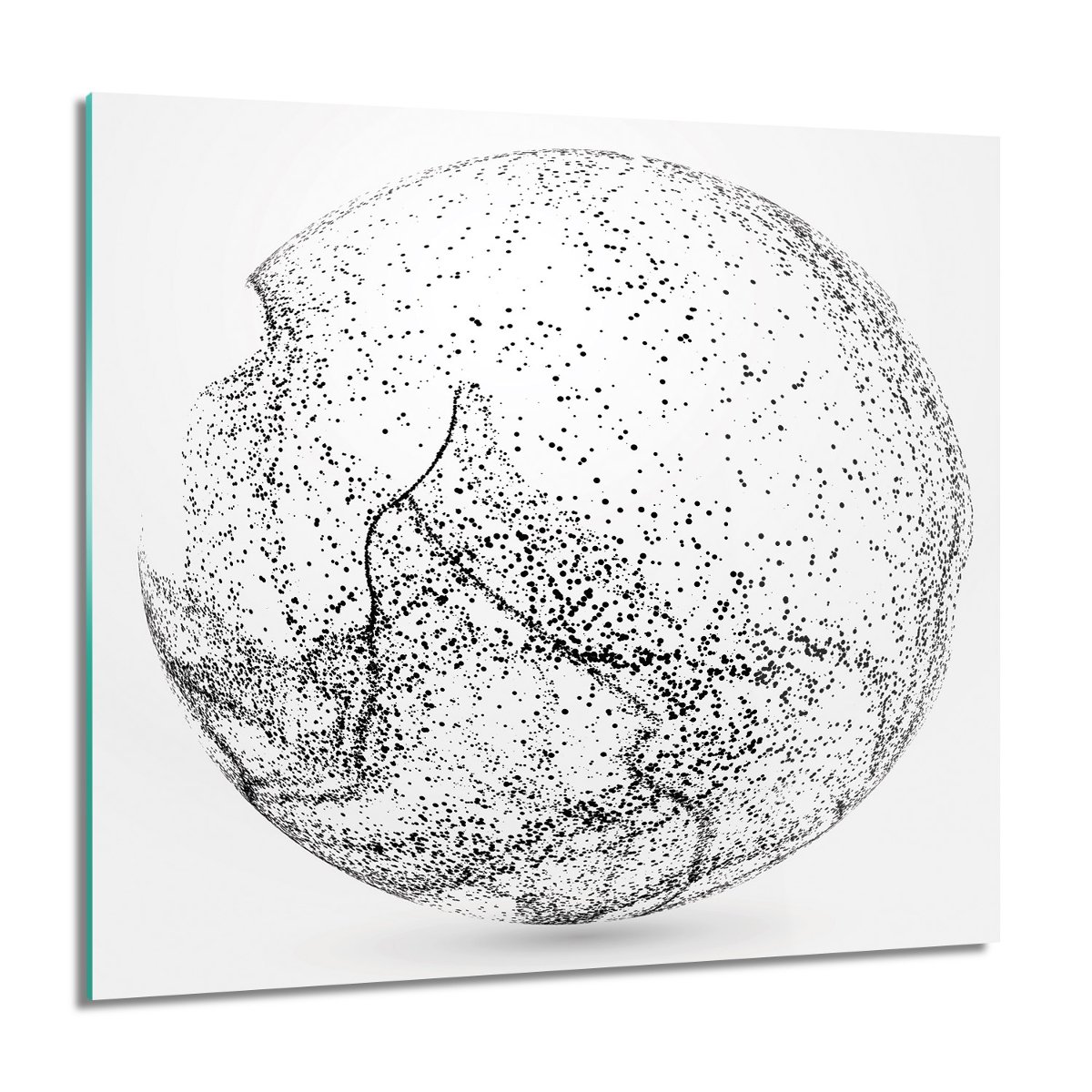 ArtprintCave, Kula grafika kropki grafika foto na szkle, 60x60 cm ...