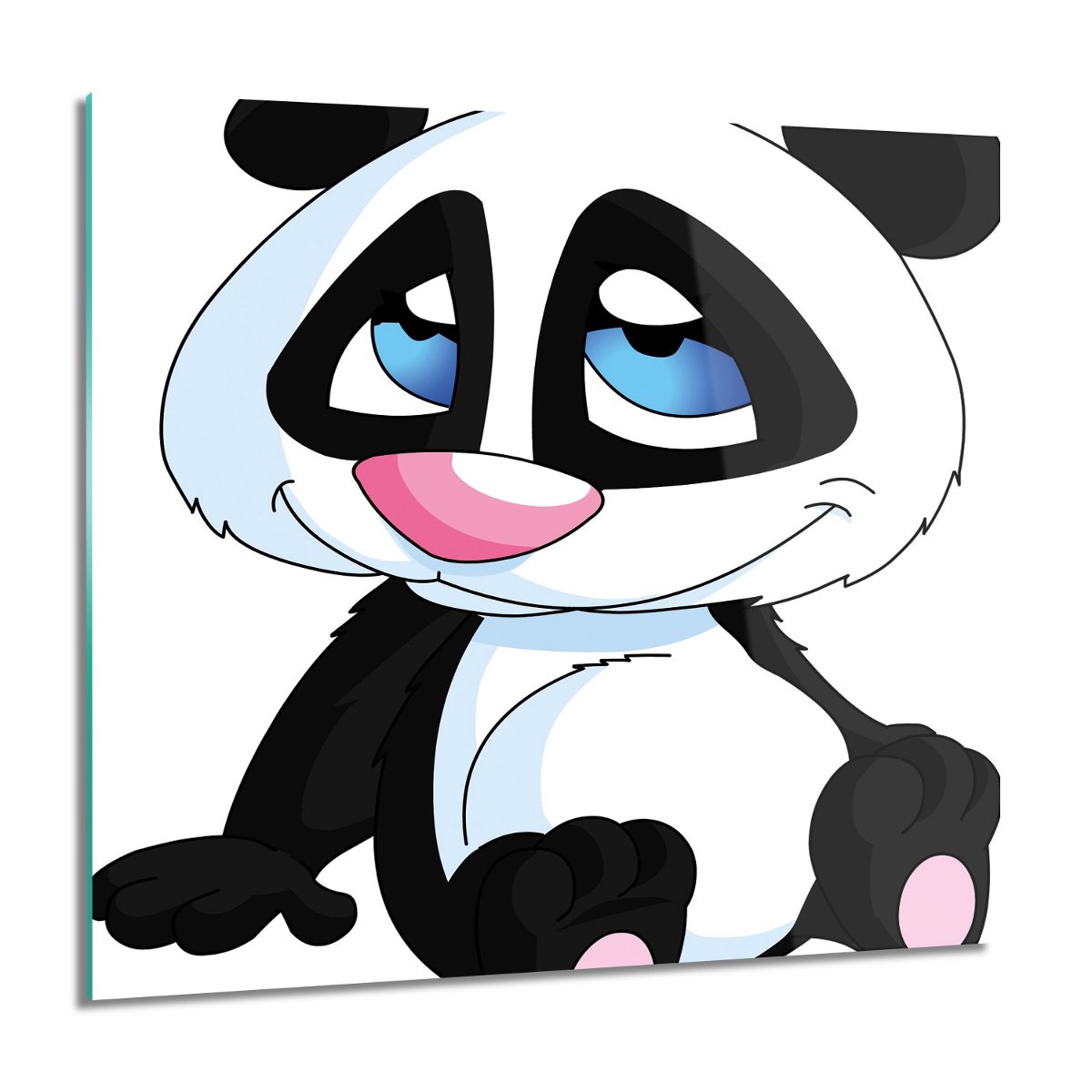 ArtprintCave, Miś panda bajka kwadrat foto szklane ścienne, 60x60 cm ...