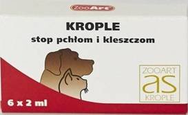 As ZooArt Krople Pies Kot na Pchły Kleszcze Wszy - Inna marka | Sklep ...