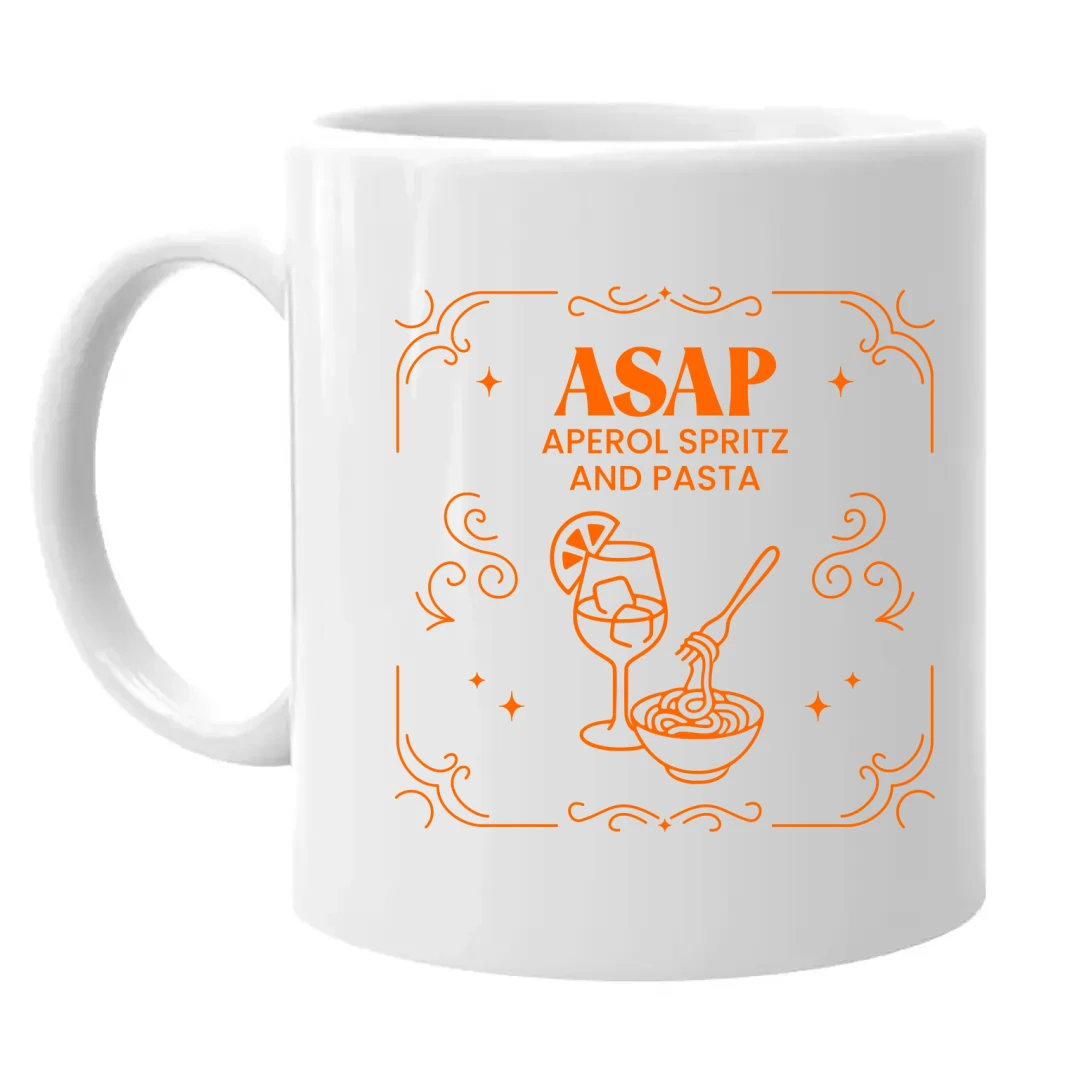 ASAP - Aperol Spritz and Pasta - kubek na prezent - Koszulkowy | Sklep ...