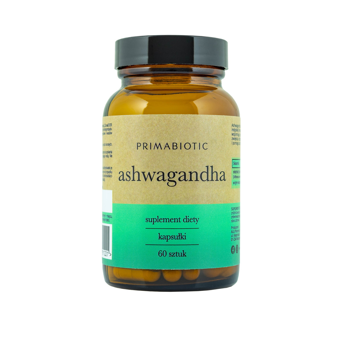 Ashwagandha (Suplement diety, 60 kaps.) | Sklep EMPIK.COM
