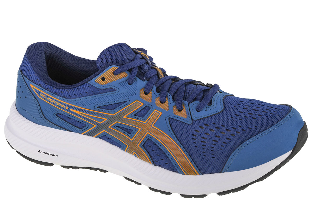 Asics Gel-Contend 8 1011B492-400, Męskie, Buty Do Biegania, Niebieski ...