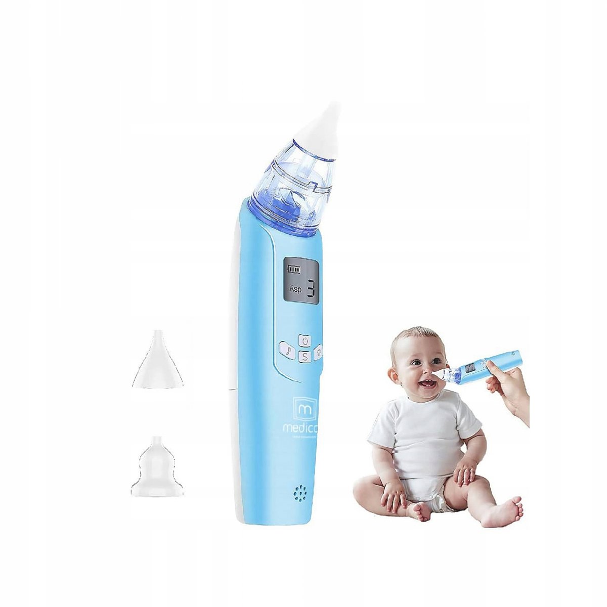 Aspirator elektryczny do nosa MEDICA+ Nose cleaner 7.0 - inna (Inny ...