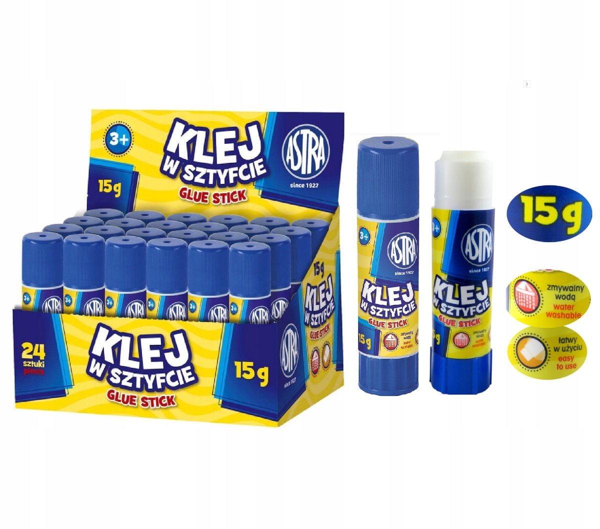 ASTRA KLEJ W SZTYFCIE 15 G X24SZT - Astra | Sklep EMPIK.COM