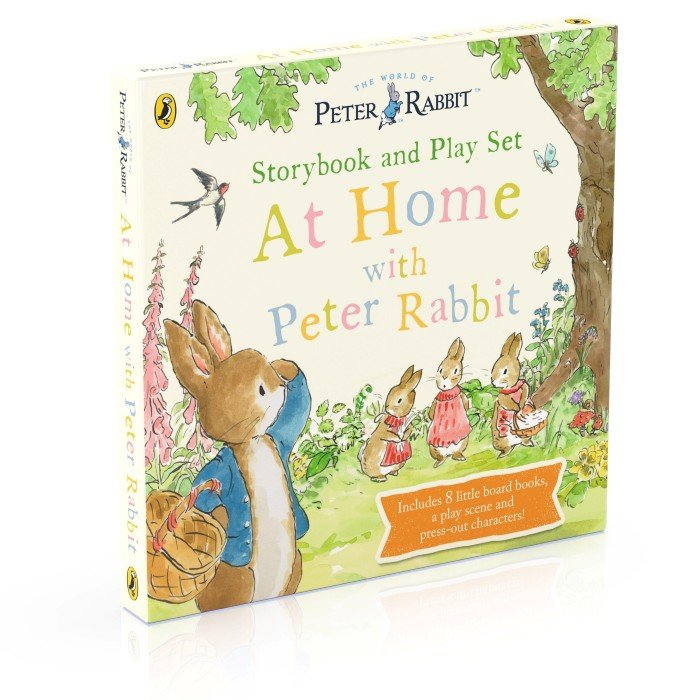 At Home with Peter Rabbit: Storybook and Play Set - Rabbit Peter ...