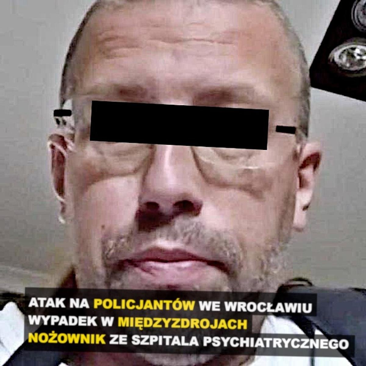 Atak na policjantów we Wrocławiu. Wypadek w Międzyzdrojach. Nożownik ze szpitala ...