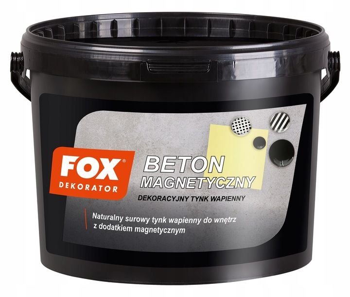 ATLAS FOX BETON MAGNETYCZNY 10KG TYNK WAPIENNY - Fox | Sklep EMPIK.COM