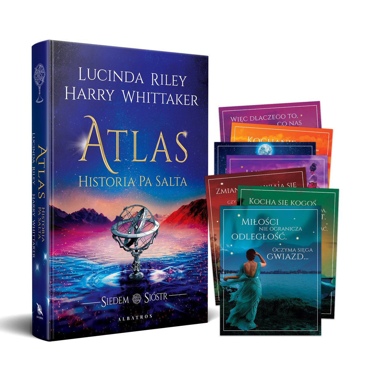 Atlas. Historia Pa Salta + karty kolekcjonerskie - Riley Lucinda ...