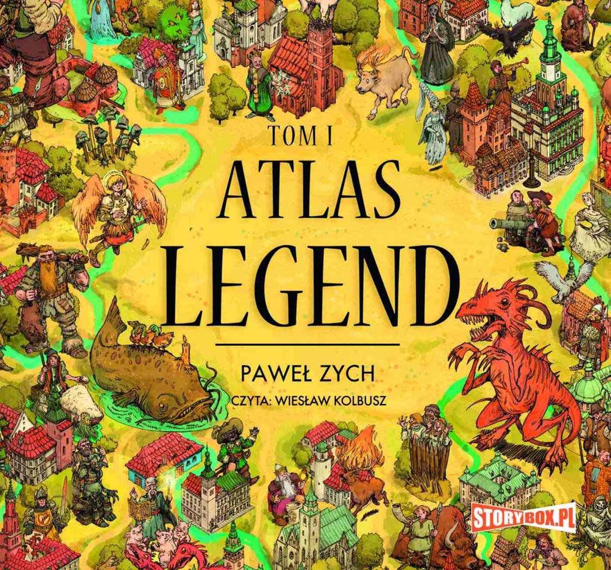 Atlas legend. Tom 1 - audiobook - Zych Paweł | Audiobook Sklep EMPIK.COM