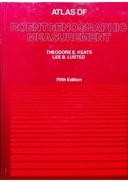 Atlas of Roentgenographic measurement - | Książka w Empik