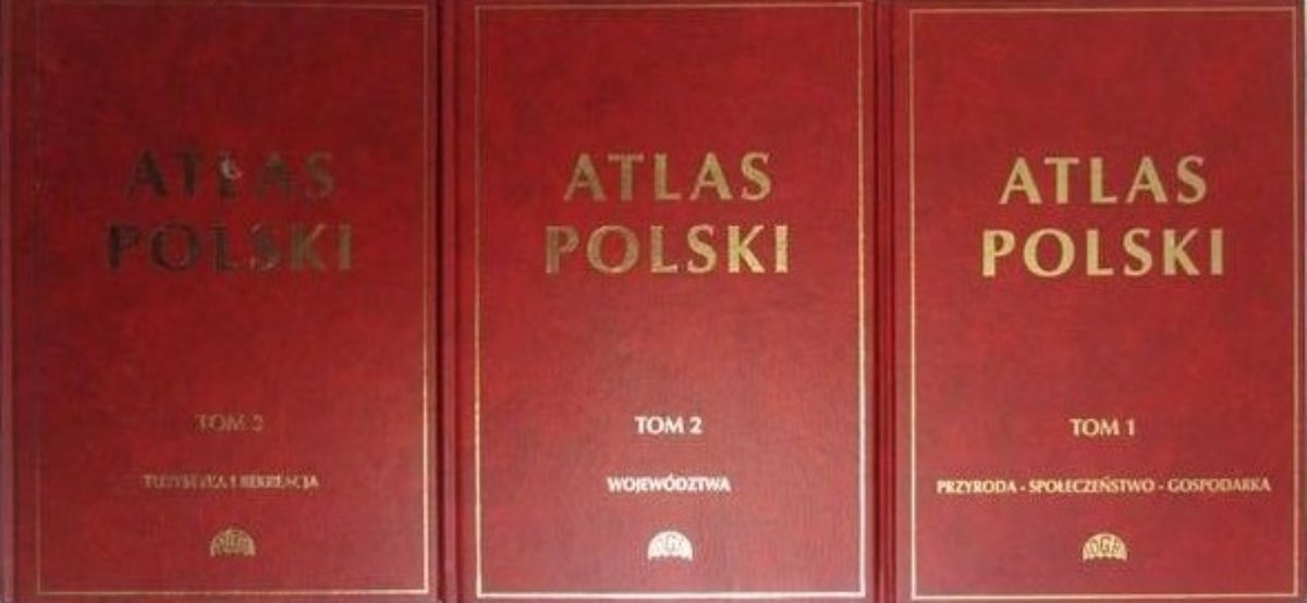 Atlas Polski tom 1 do 3 - W opisie | Książka w Empik
