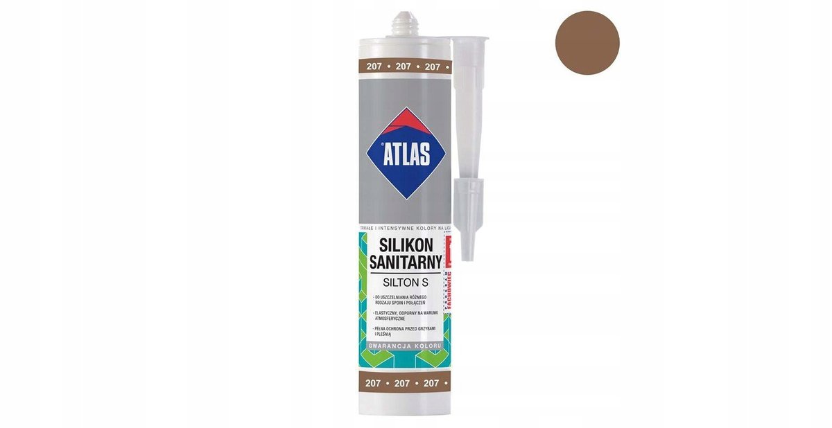 ATLAS SILIKON SANITARNY SILTON S LATTE 207 - Atlas | Sklep EMPIK.COM