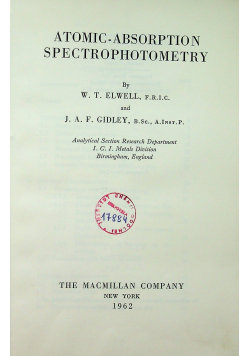 Atomic Absorption Spectrophotometry - | Książka w Empik
