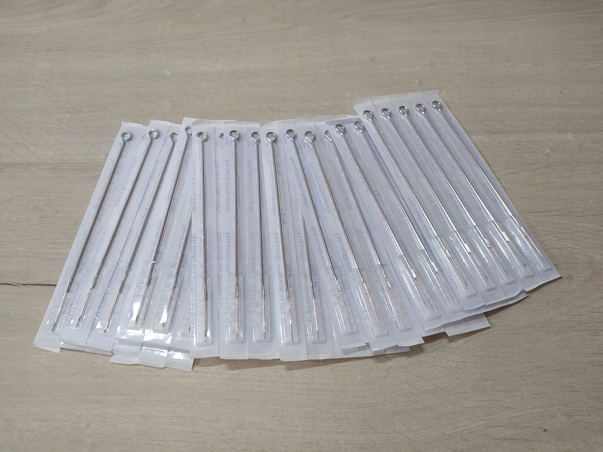 Atomus Igły jednorazowe do tatuażu 50 szt. wysokiej jakości stal nierdzewna | Sklep EMPIK.COM