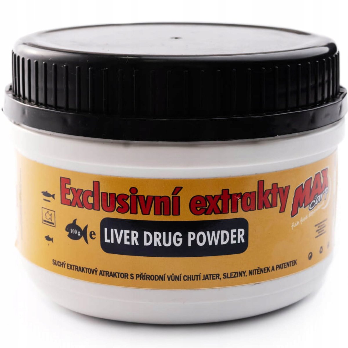 ATRAKTOR KARPIOWY W PROSZKU PUDER MAX CARP LIVER DRUG 100 G - MAXCARP ...
