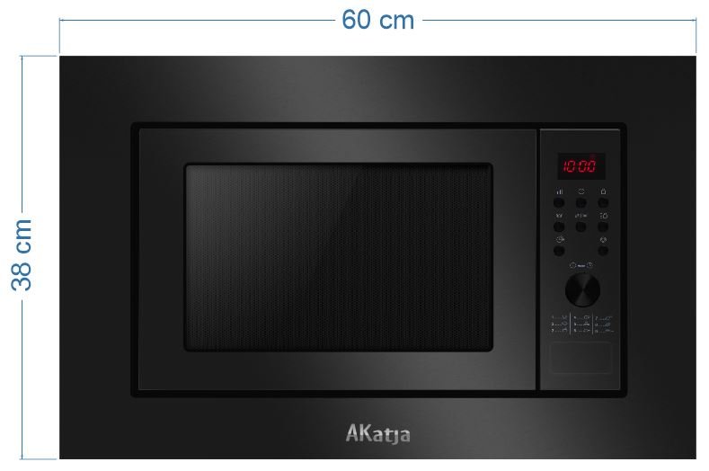 Atrapa - Mikrofala Czarna - AKATJA | Sklep EMPIK.COM
