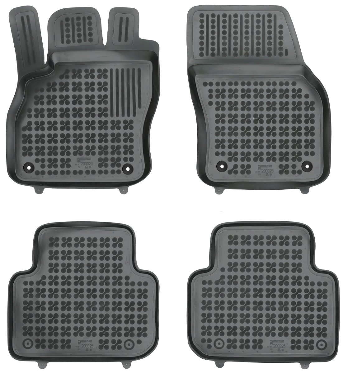 Audi Q3 II Sportback Dywaniki gumowe REZAW od 2019r. 200325 + mocowania ...