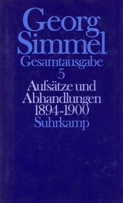 Aufsätze und Abhandlungen 1894-1900 - Suhrkamp | Książka w Empik