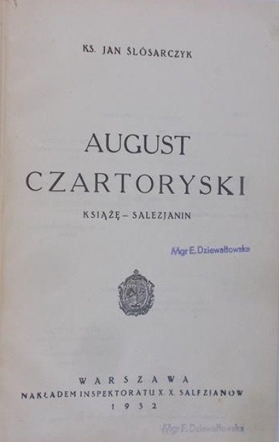 August Czartoryski 1932 r. - W opisie | Książka w Empik